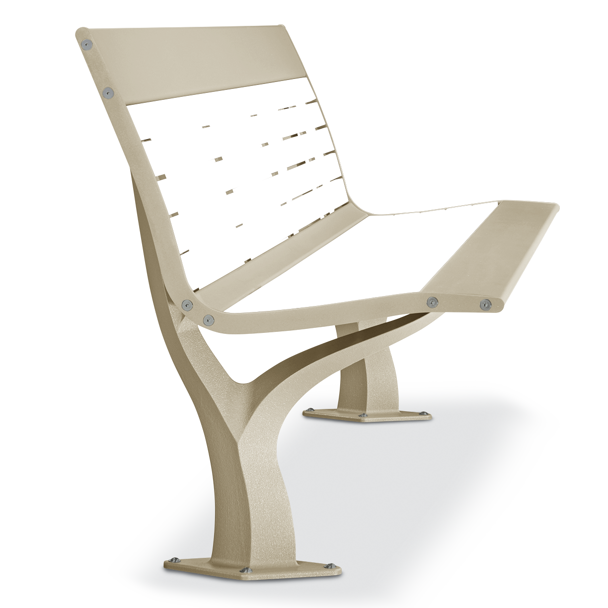 Anova Allure Recycled Plastic 6' Contour Bench | AL1980R