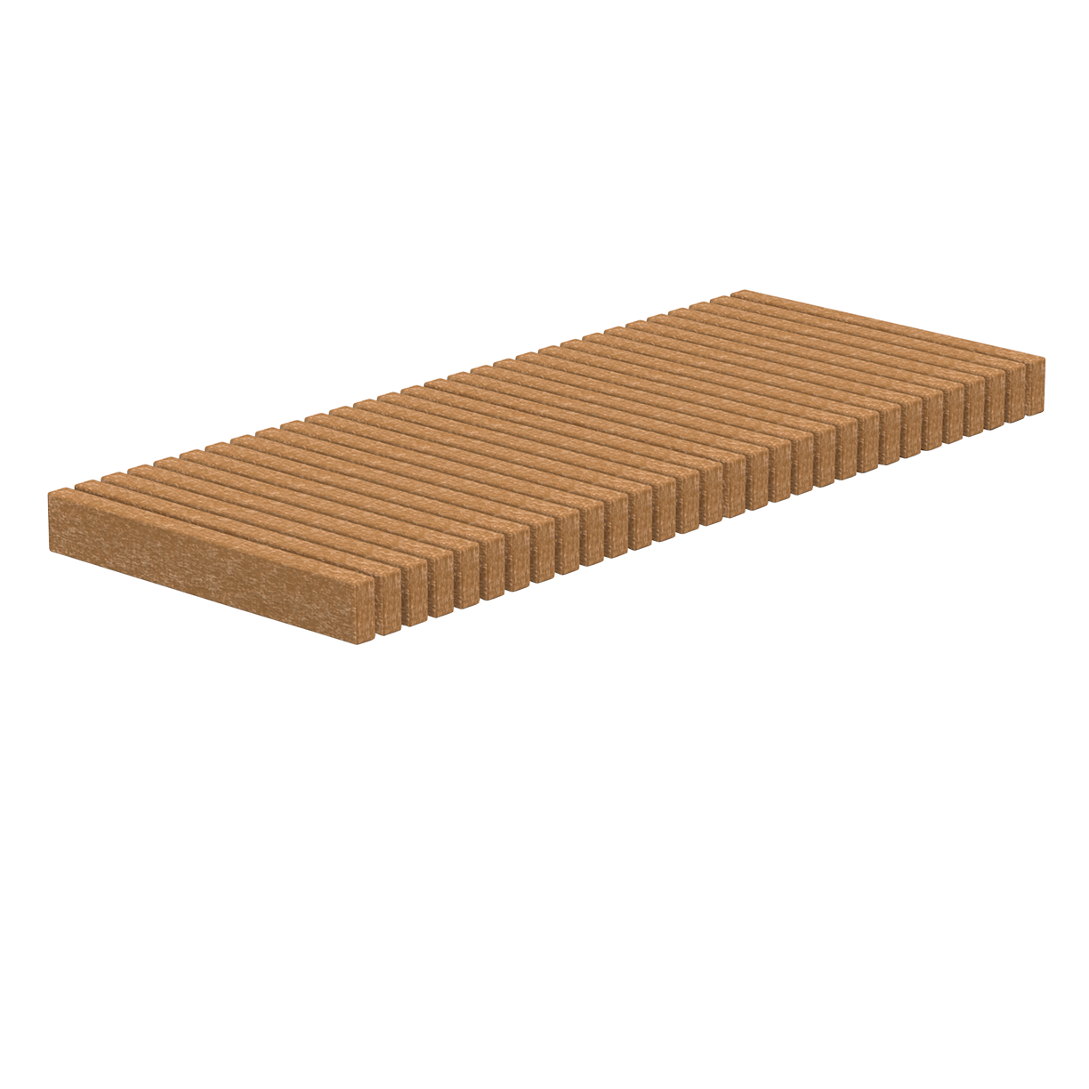 Anova Canyon Edge Recycled Plastic Gabion-Style 5' Linear Bench | CE1860R