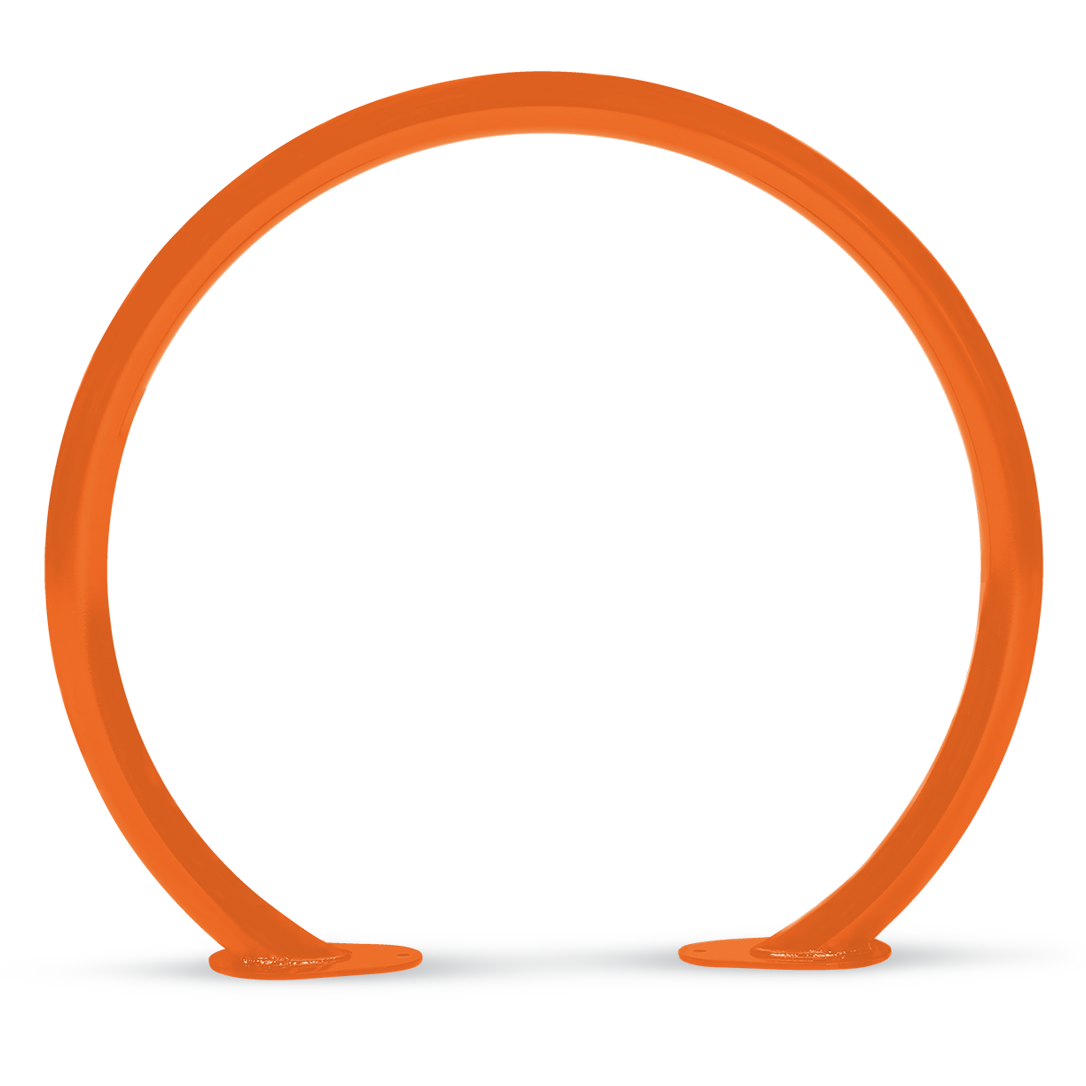 Anova Tandem Circle Powder Coated Bike Rack, Surface Mount | CIRCLEBR