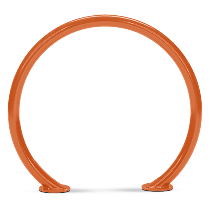 Anova Tandem Circle Powder Coated Bike Rack, Inground Mount | CIRCLEBRING