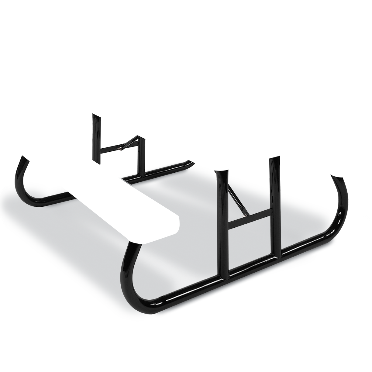 Anova 6' Rectangular Expanded Steel Table, Portable Frame | F2003