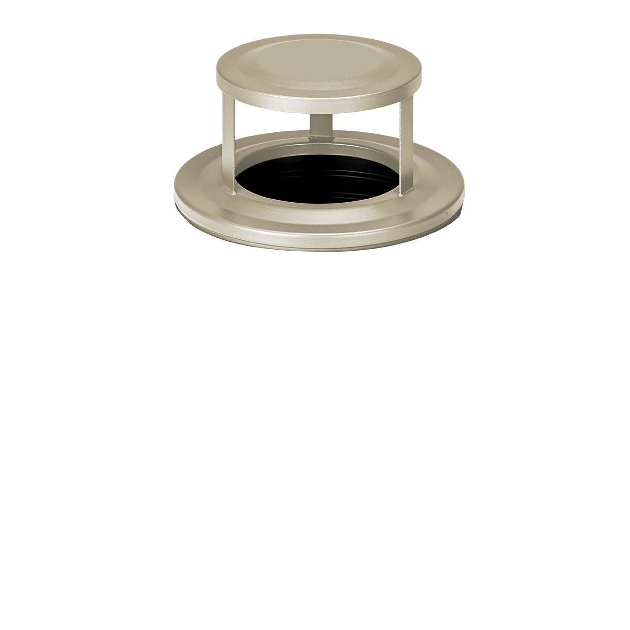 Anova Latitude 40 Gallon Trash Receptacle, Bonnet Top | L1439BT