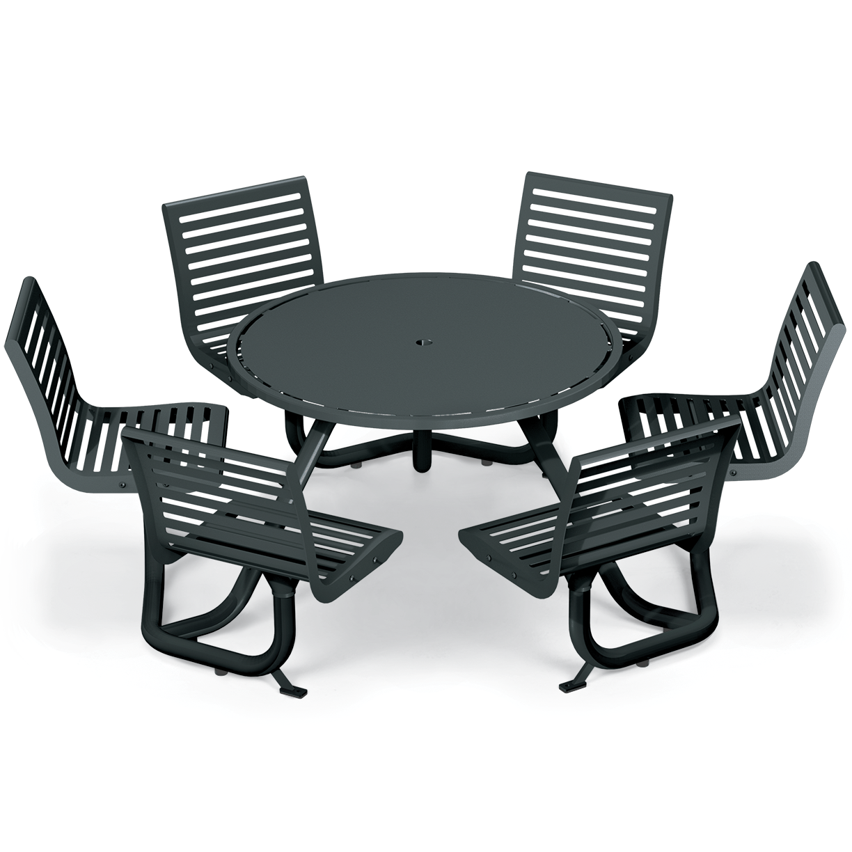 Anova Exposition Table with 6 Contour Swivel Seats | LEX1660S