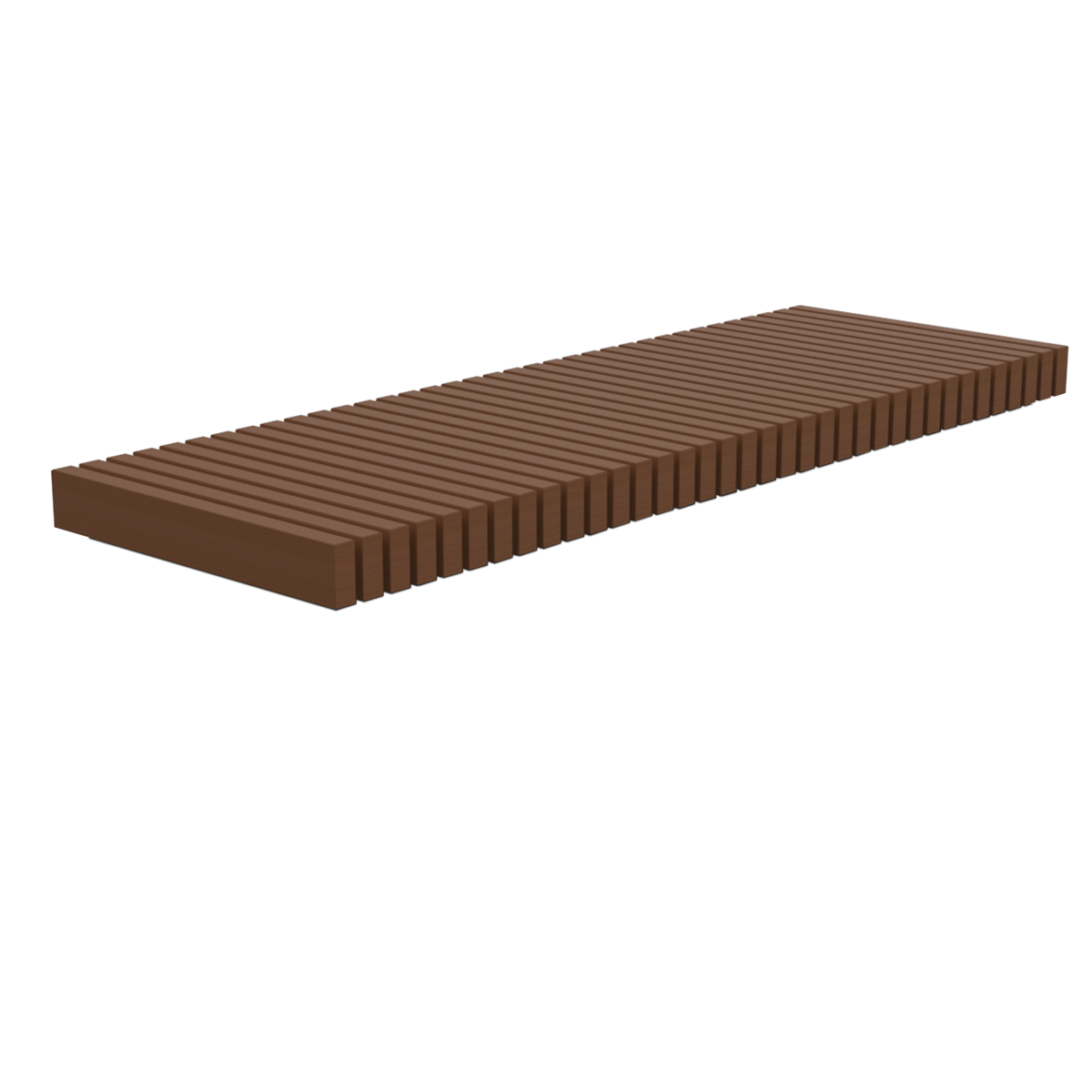 Anova Infinity 2' x 6' Linear Thermory Wall Mount Flat Bench, Powder ...