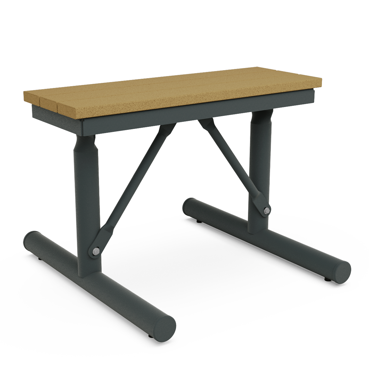 Anova 2 1/2' Thermory Flat Bench, Portable Frame | T1030T
