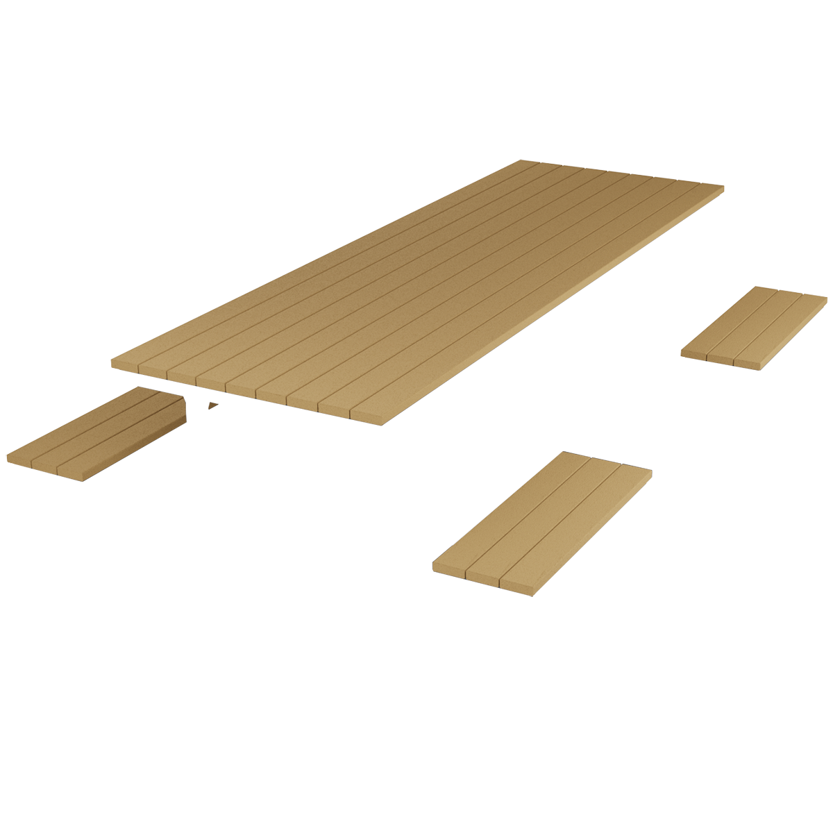 Anova 8' Rectangular Recycled Plastic ADA Picnic Table |T1038R