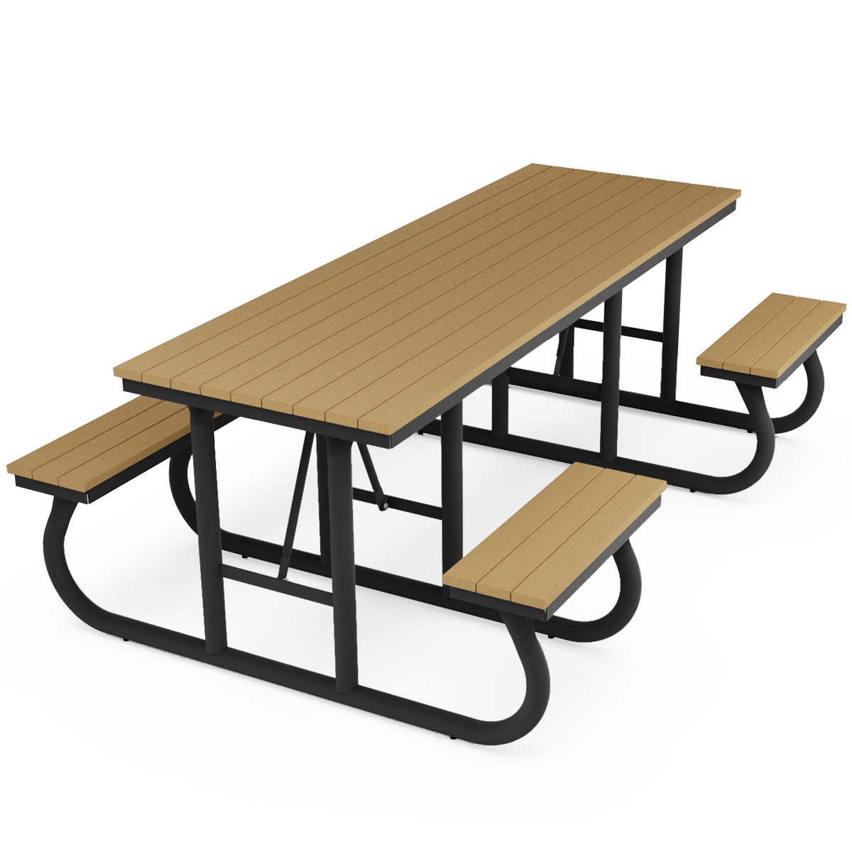 Anova 8' Rectangular Recycled Plastic ADA Picnic Table |T1038R