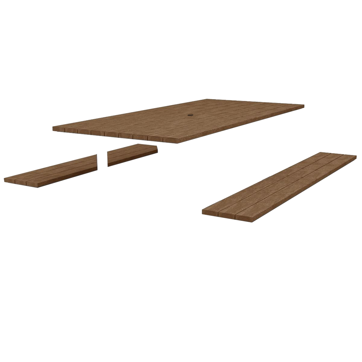 Anova 6' Rectangular Thermory Picnic Table | T2003T
