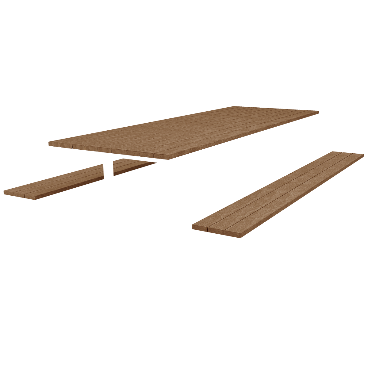 Anova 8' Rectangular Thermory Picnic Table | T2010T