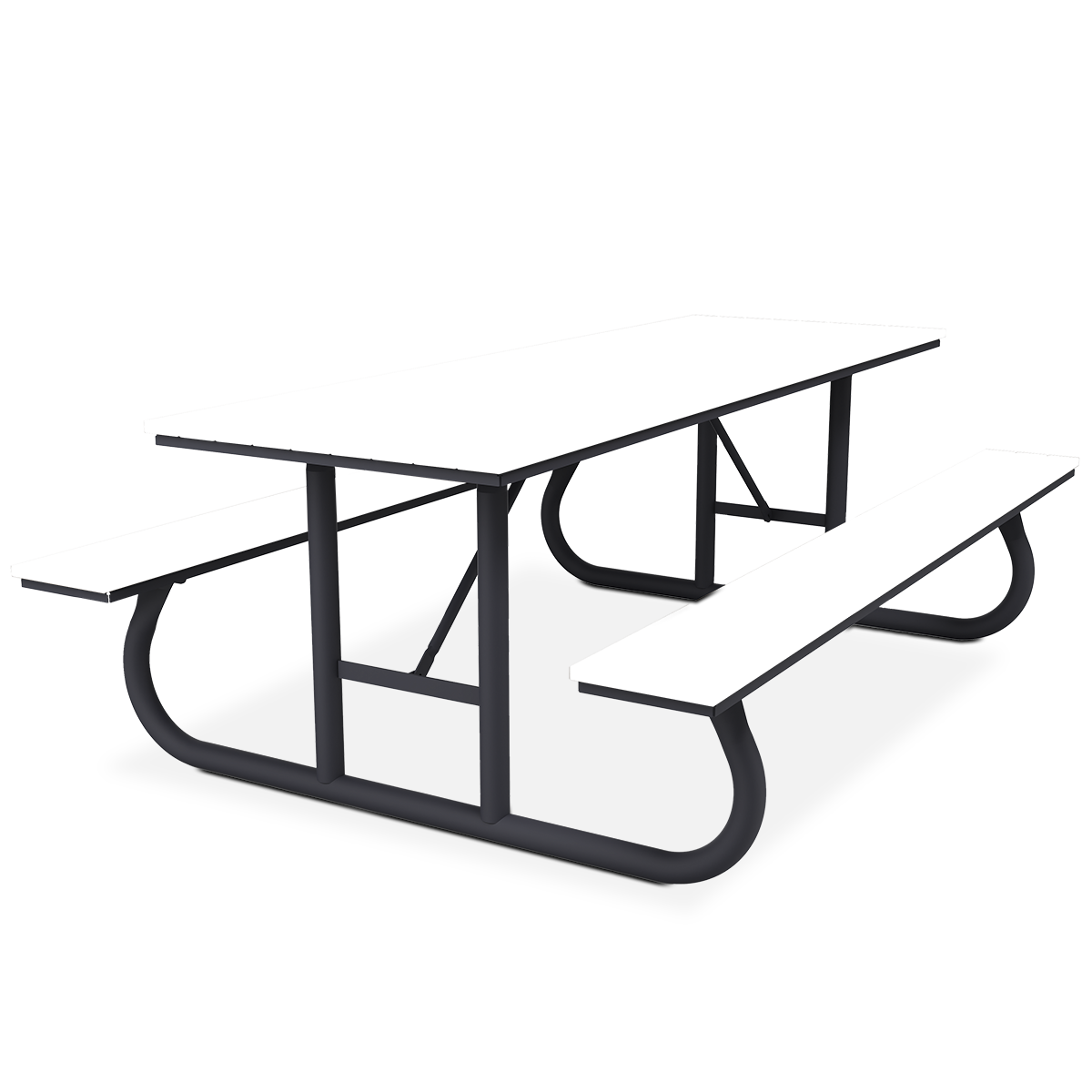 Anova 8' Rectangular Thermory Picnic Table | T2010T