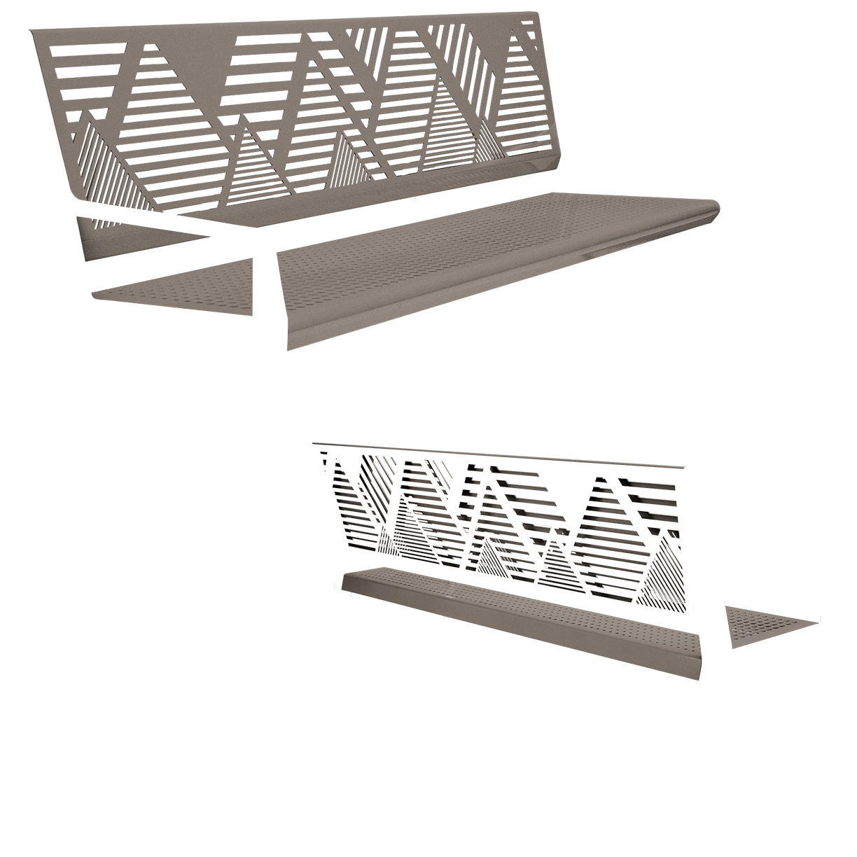 Anova Tandem 6' Contour Bench, Mountain Range | TAN3280MR
