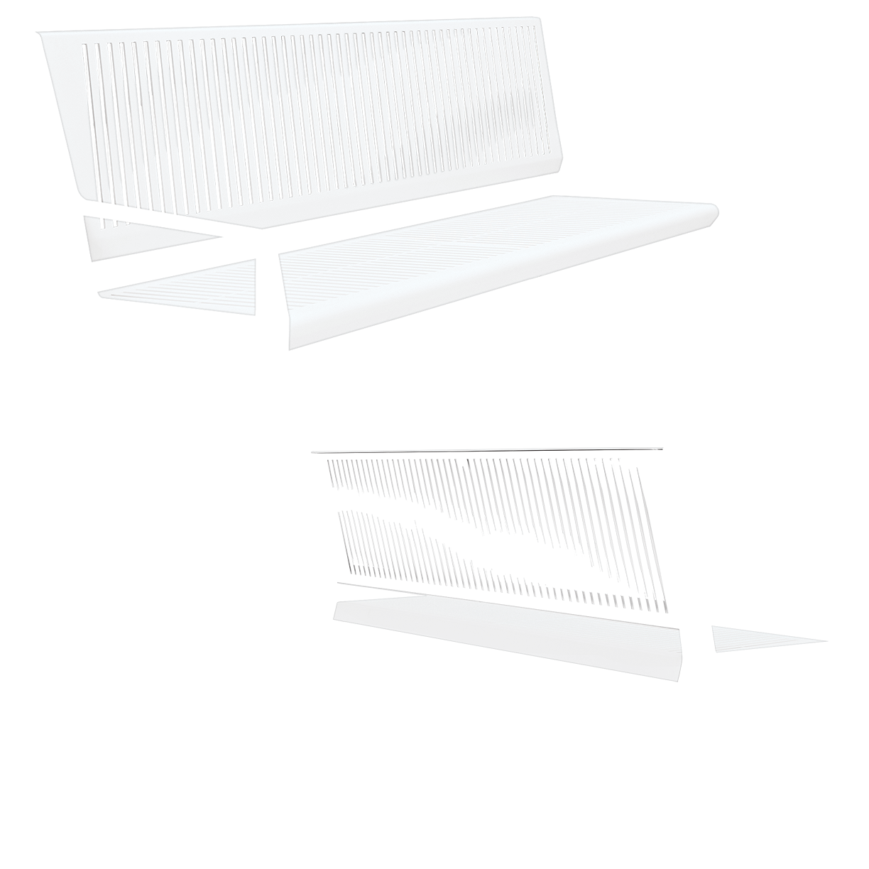 Anova Tandem 6' Contour Bench, Perspective | TAN3280P