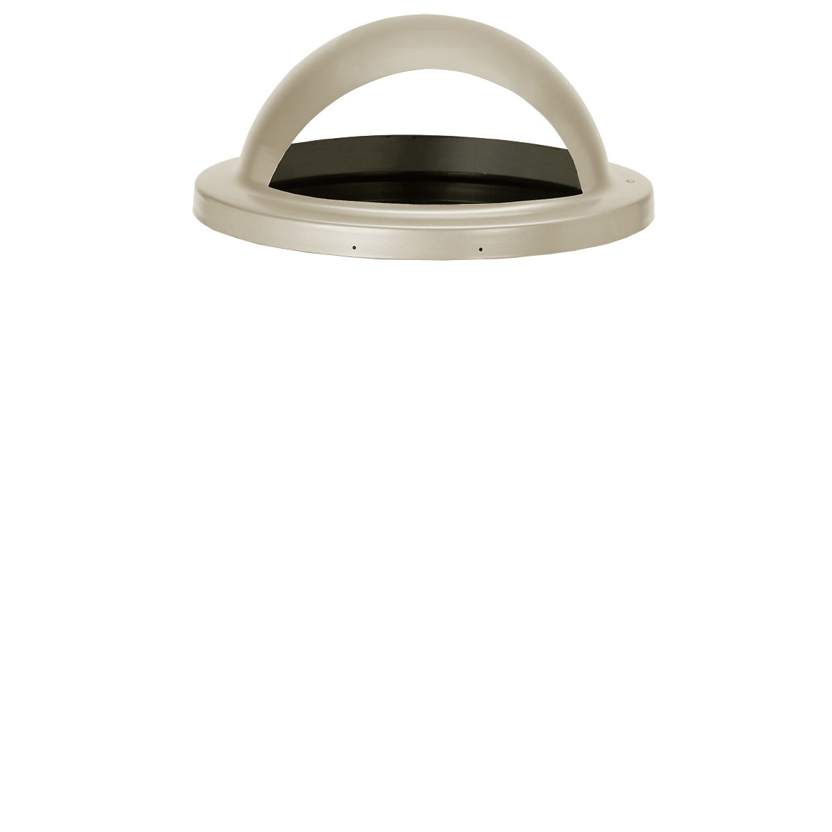 Anova Madison 35 Gallon Recycled Plastic Receptacle, Open Hood Top | TR35DT