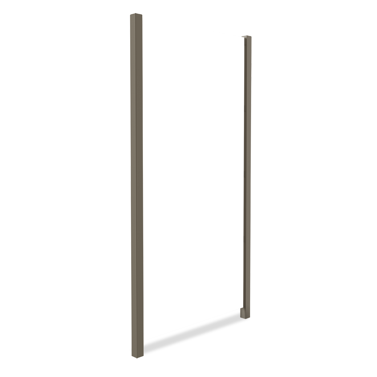 Anova 4' x 8' Vertical Privacy Screen, Triangle Pattern, Embedded Mount ...